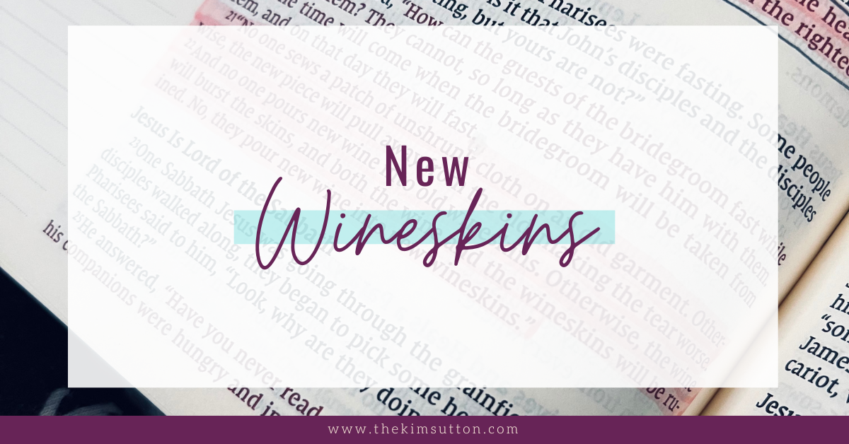 New Wineskins | Kim Sutton | Positive Productivity